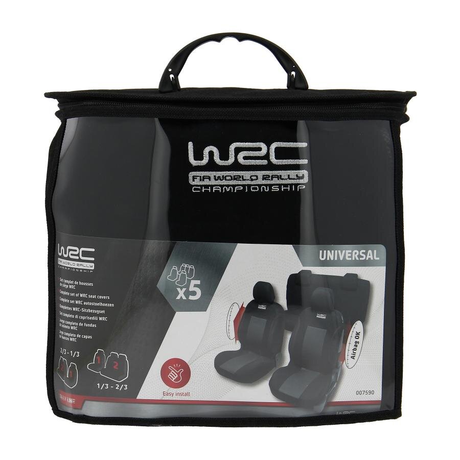 JUEGO FUNDAS UNIVERSAL WRC RALLY LINE NEGRO - Norauto