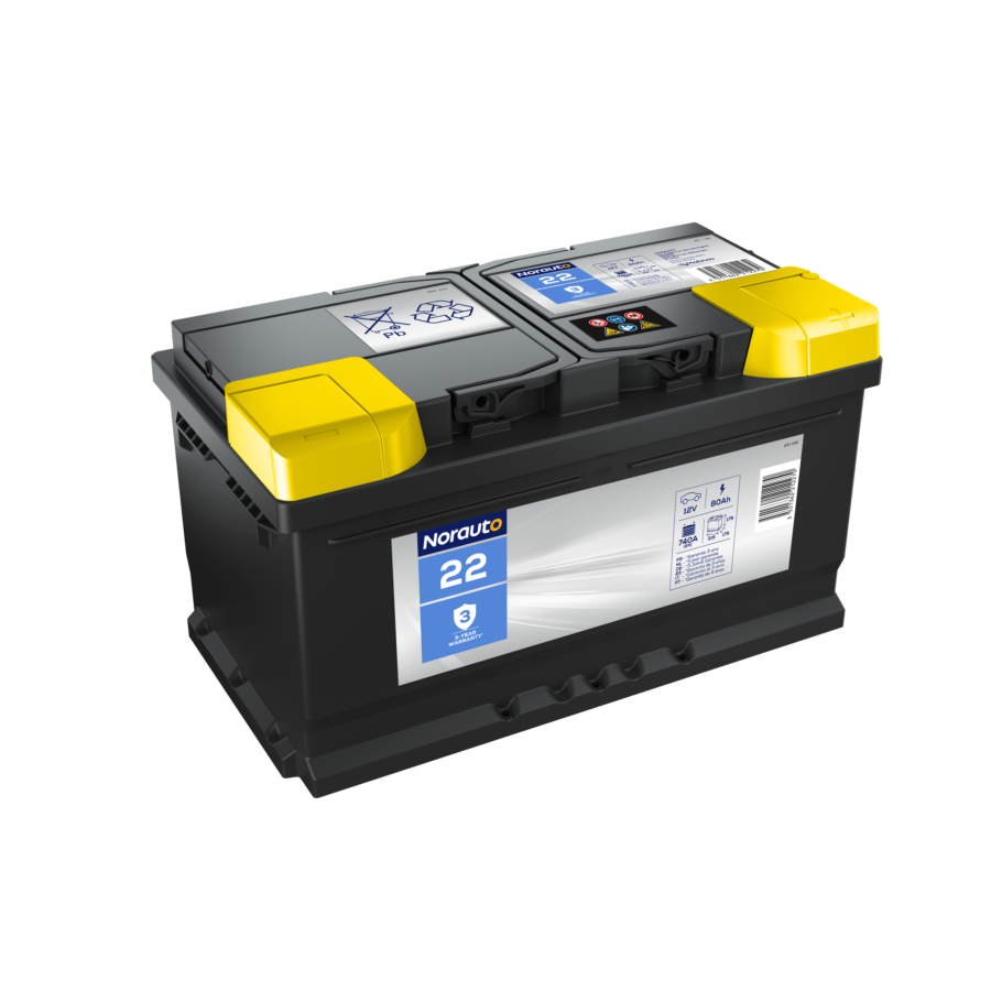 Batería NORAUTO BV22 80 Ah - 740 A - Norauto