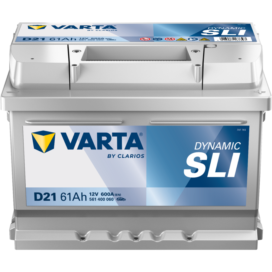 Batería VARTA D21 Silver Dynamic 61 Ah - 600 A - Norauto