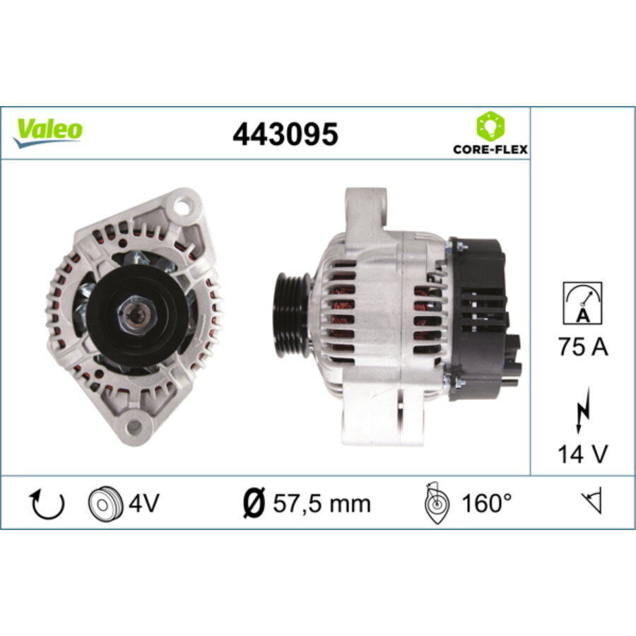 ALTERNADOR VALEO 443095 - Norauto