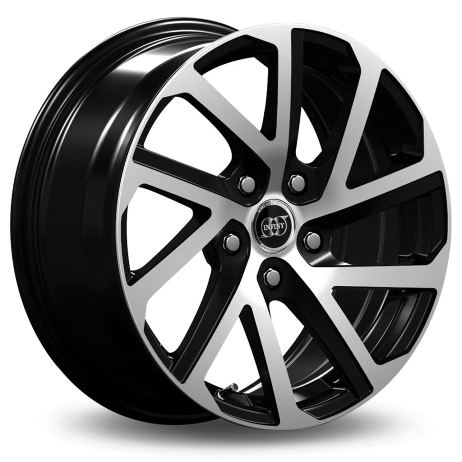 Llanta de aluminio INFINY COBALT 6.5x15 4x108 ET38 Negro pulido - Norauto